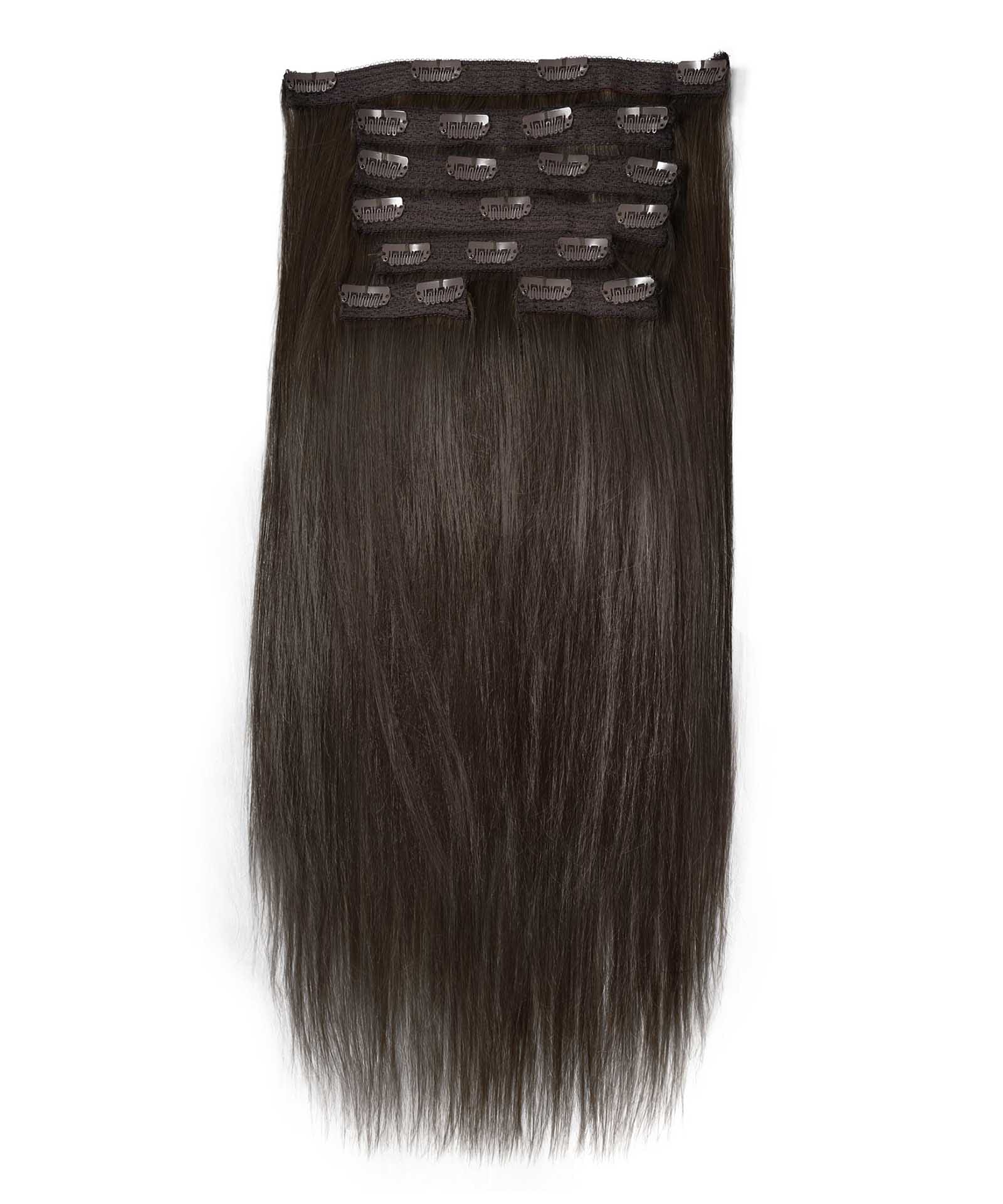Straight Clip-In Hair Extensions | 7 Piece Set – Perfect Locks India